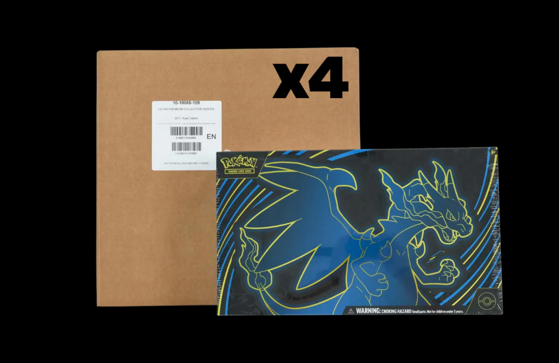 Pokémon TCG: Mega Charizard X ex Ultra Premium Collection Case [4 each ...
